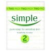 Simple Pure Soap Sensitive Skin Twin Pack 2x125G - PHARMFETCH CY
