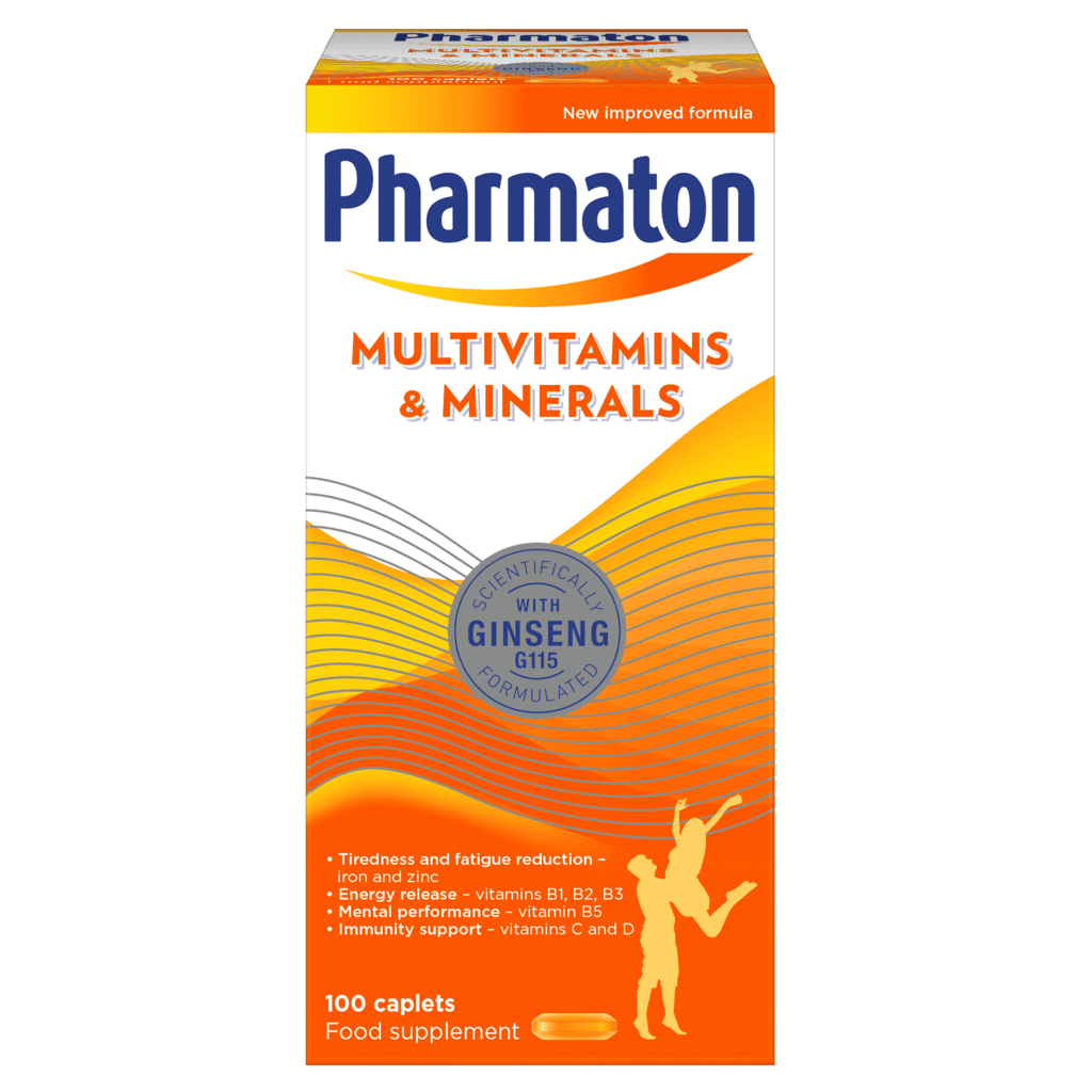 Pharmaton Multivitamins & Minerals With Ginseng G115 30 Capsules ...