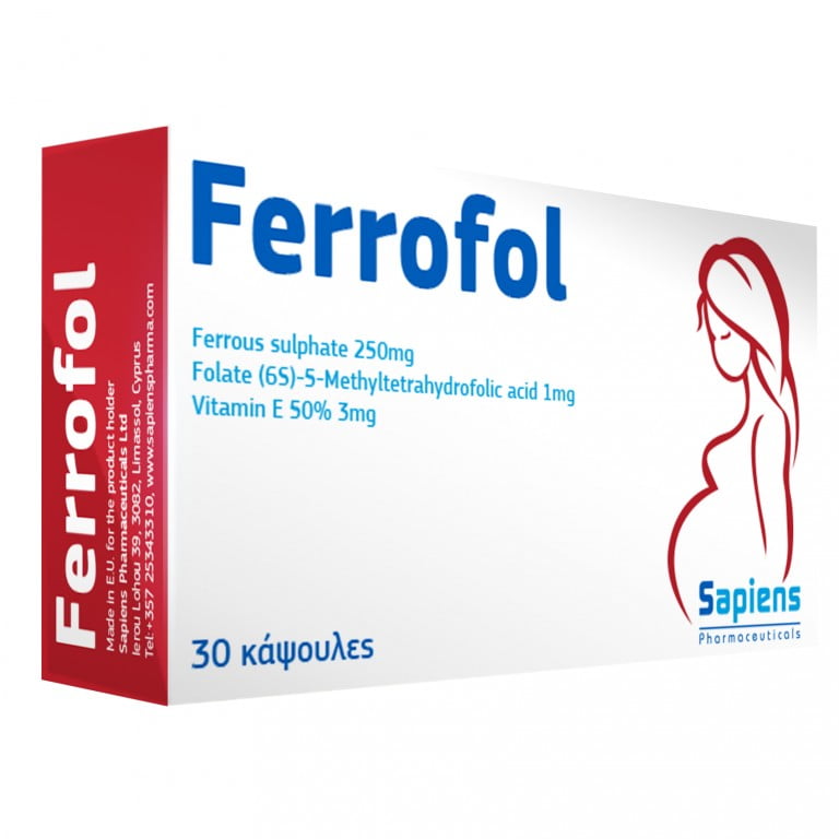 Ferrofol 30 Capsules - PHARMFETCH CY