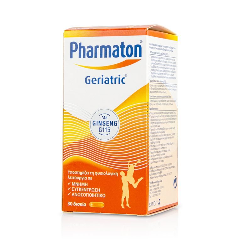 Pharmaton Geriatric 30 Tabs - PHARMFETCH CY