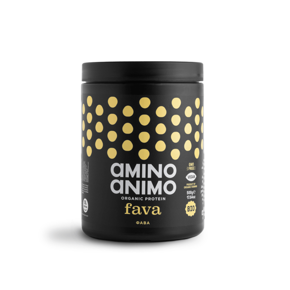 AMINO ANIMO Vegan Fava Protein 500g - PHARMFETCH CY