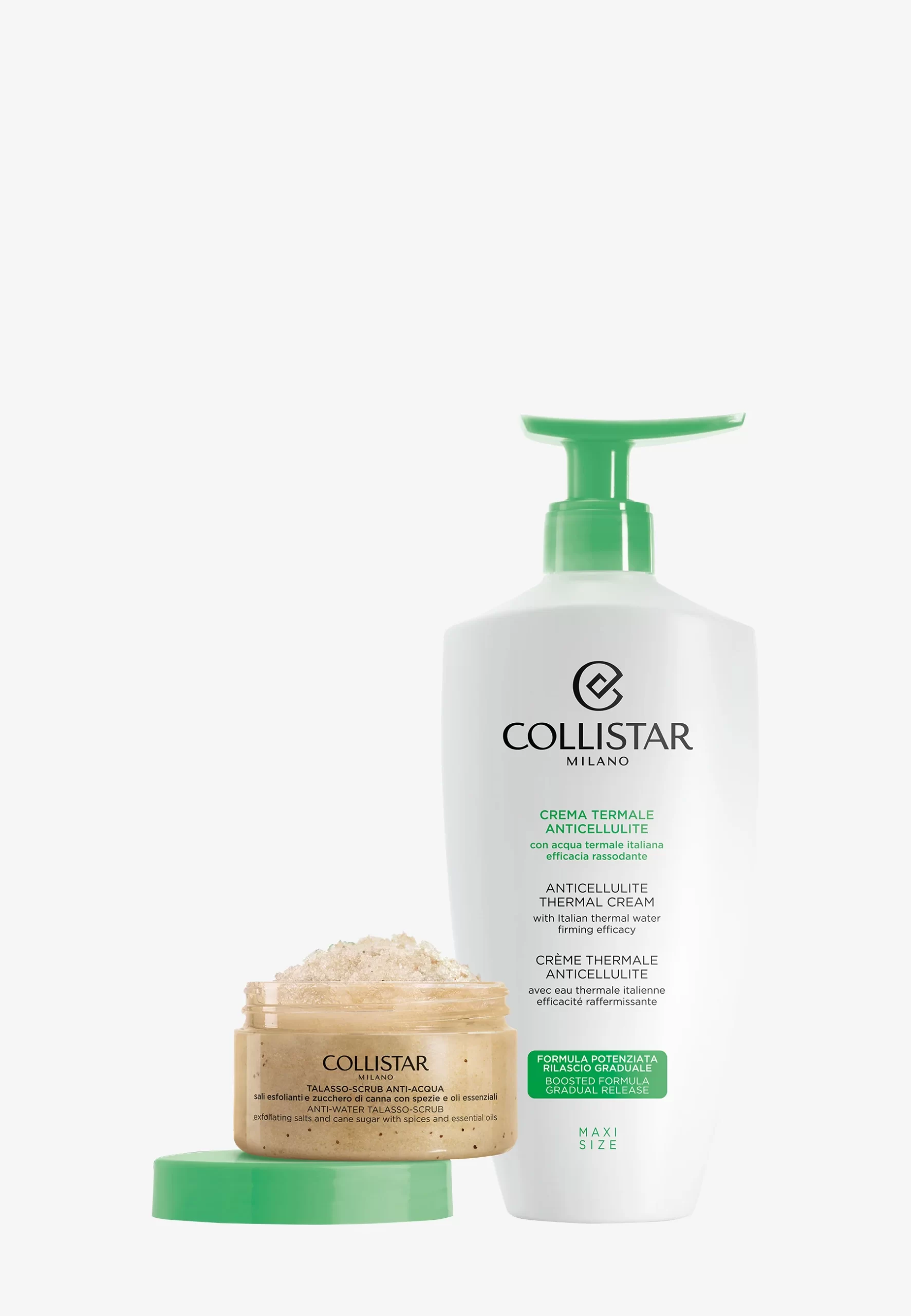 Collistar Anticellulite Thermale Cream 400gr Gift Thalasso Scrub 150gr ...